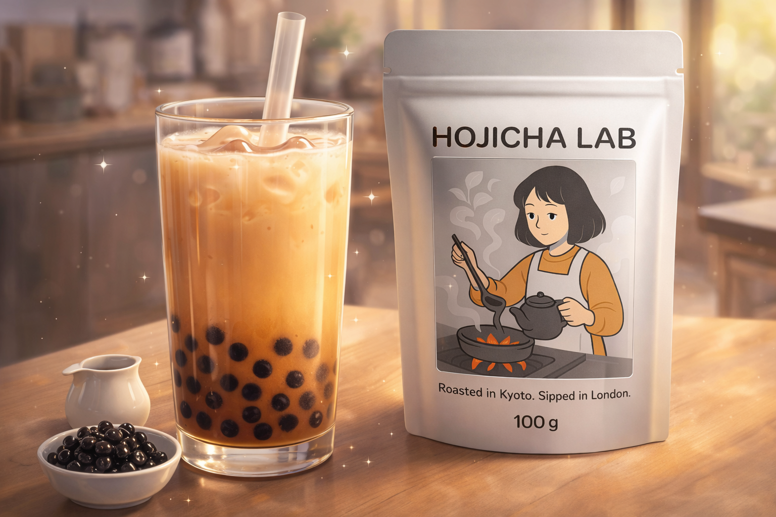 Hojicha Boba at Home (Quick Method + Lower-Sugar Options) – Hojicha Lab